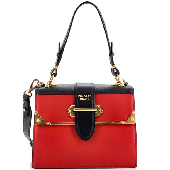 Prada | Bags | Prada Cahier Convertible Shoulder Bag City Calf And ...